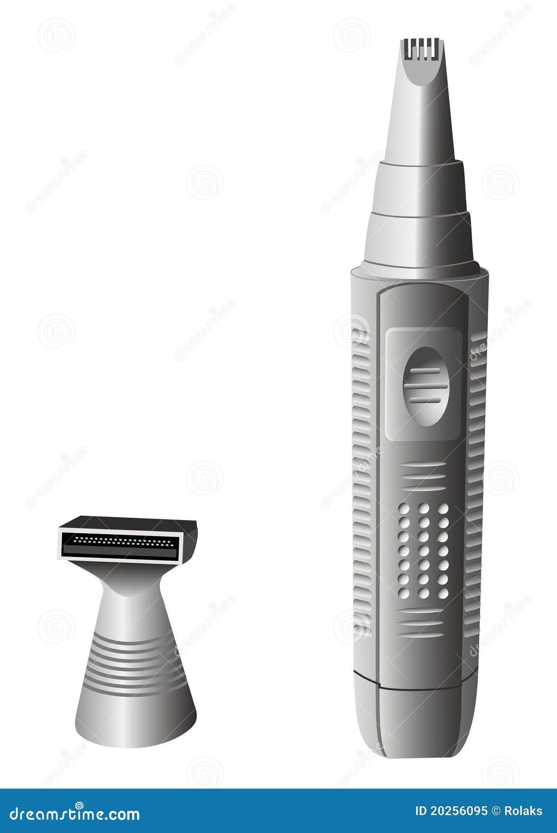 Electric shaver stock vector. Illustration of accumulator - 20256095