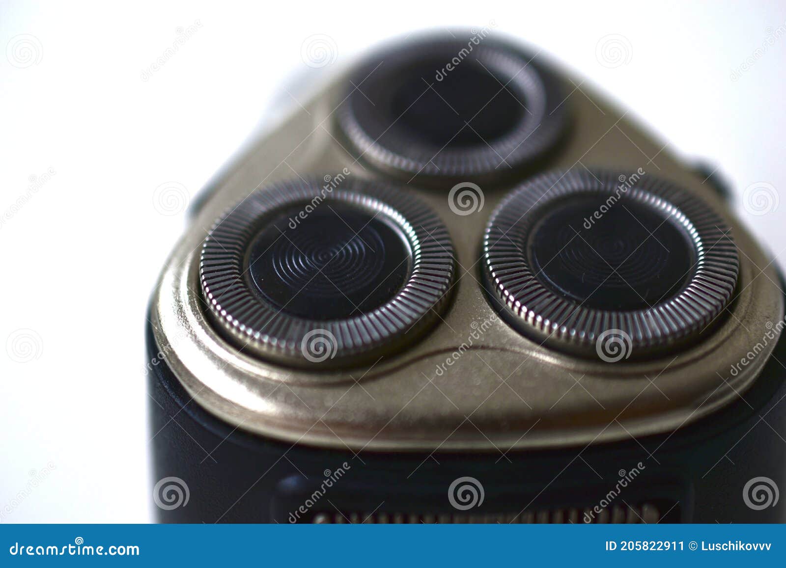 Electric Shaver for Men with Three Shaving Heads Stock Image - Image of ...