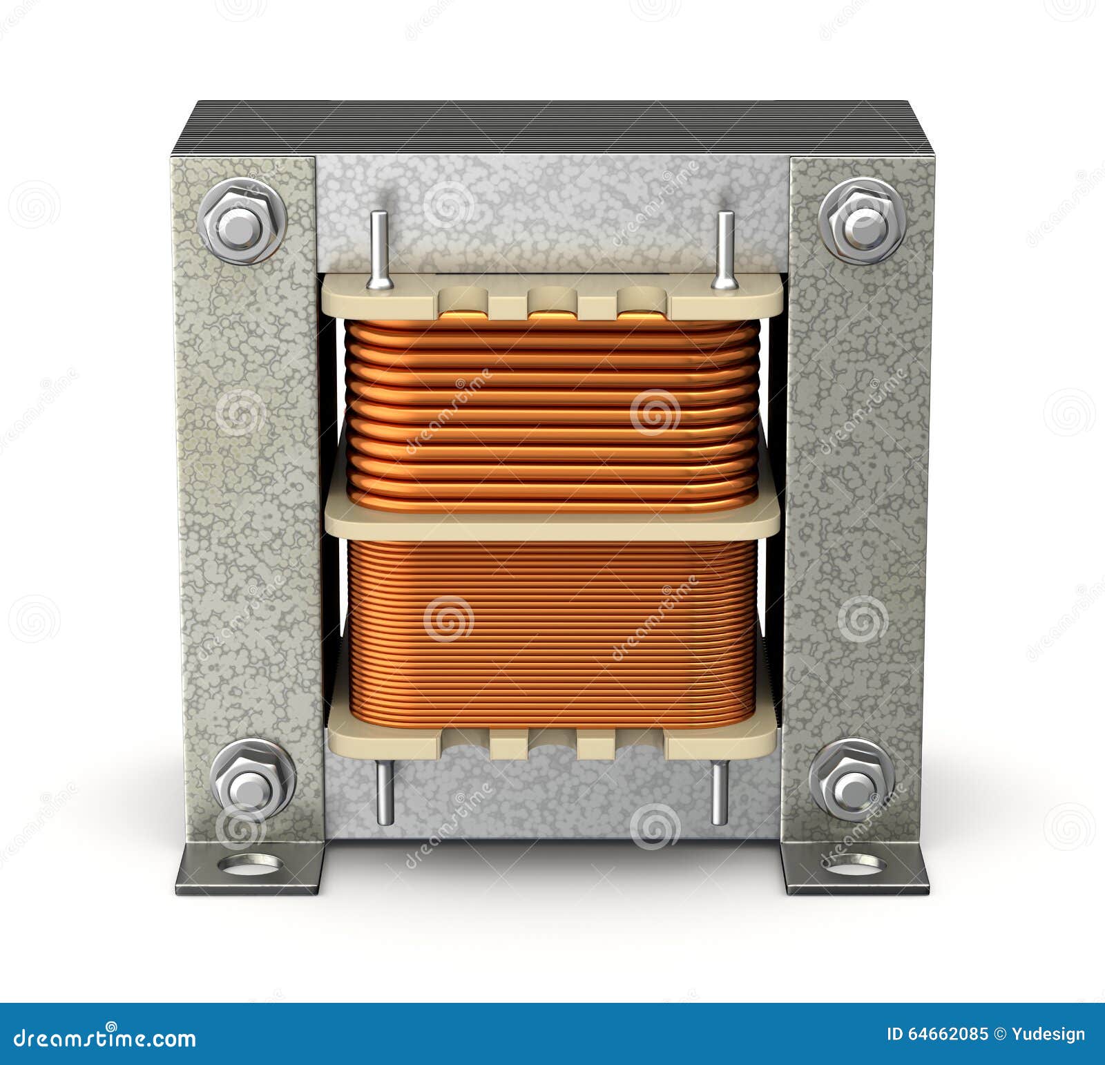Electric shell transformer stock illustration. Illustration of circuit ...