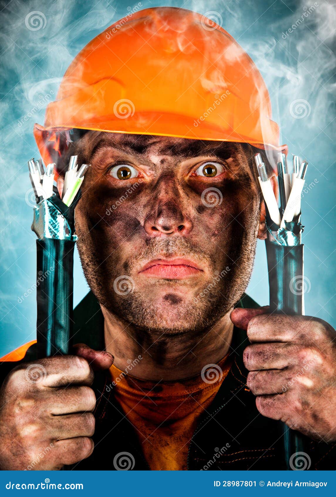 Electric Shock stock image. Image of caucasian, fire - 28987801