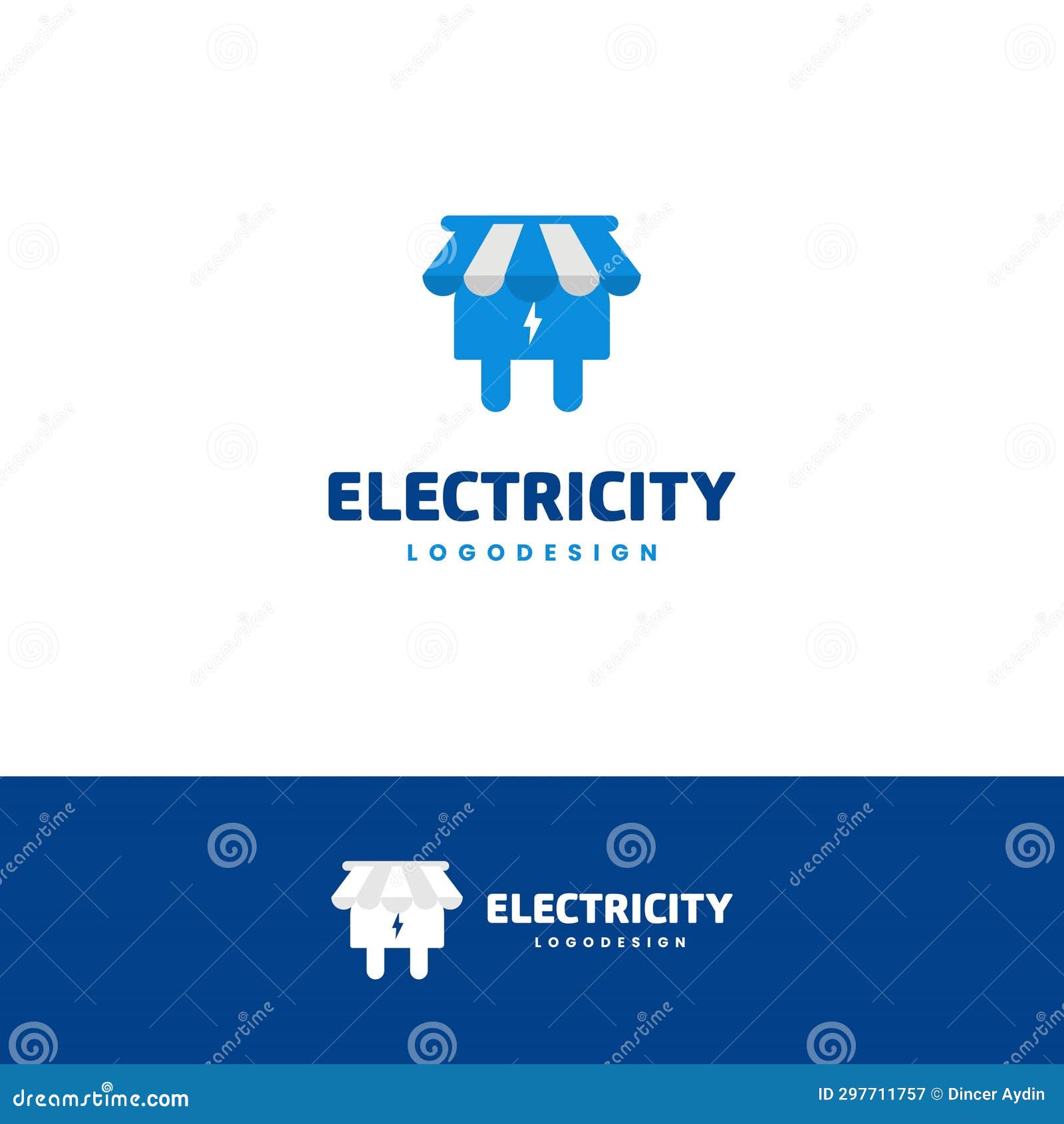 Electric Shop Logo Design Modern Concept Stock Vector - Illustration of ...