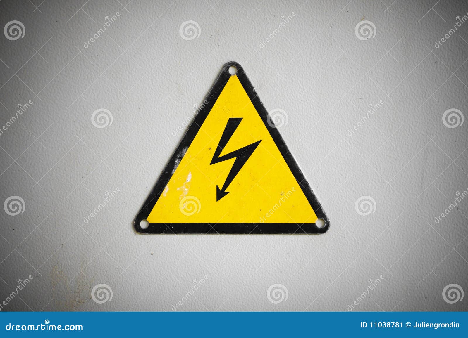 Electric sign stock image. Image of beware, safety, power - 11038781