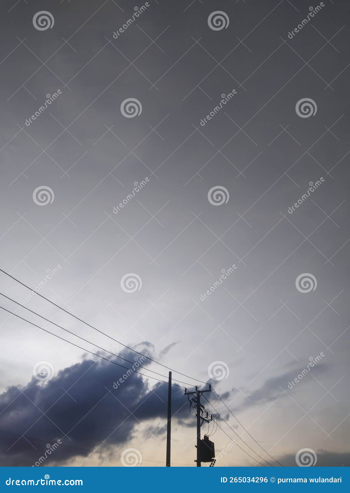 Electric in the Sky and Clouds Look Beautiful Stock Photo - Image of ...