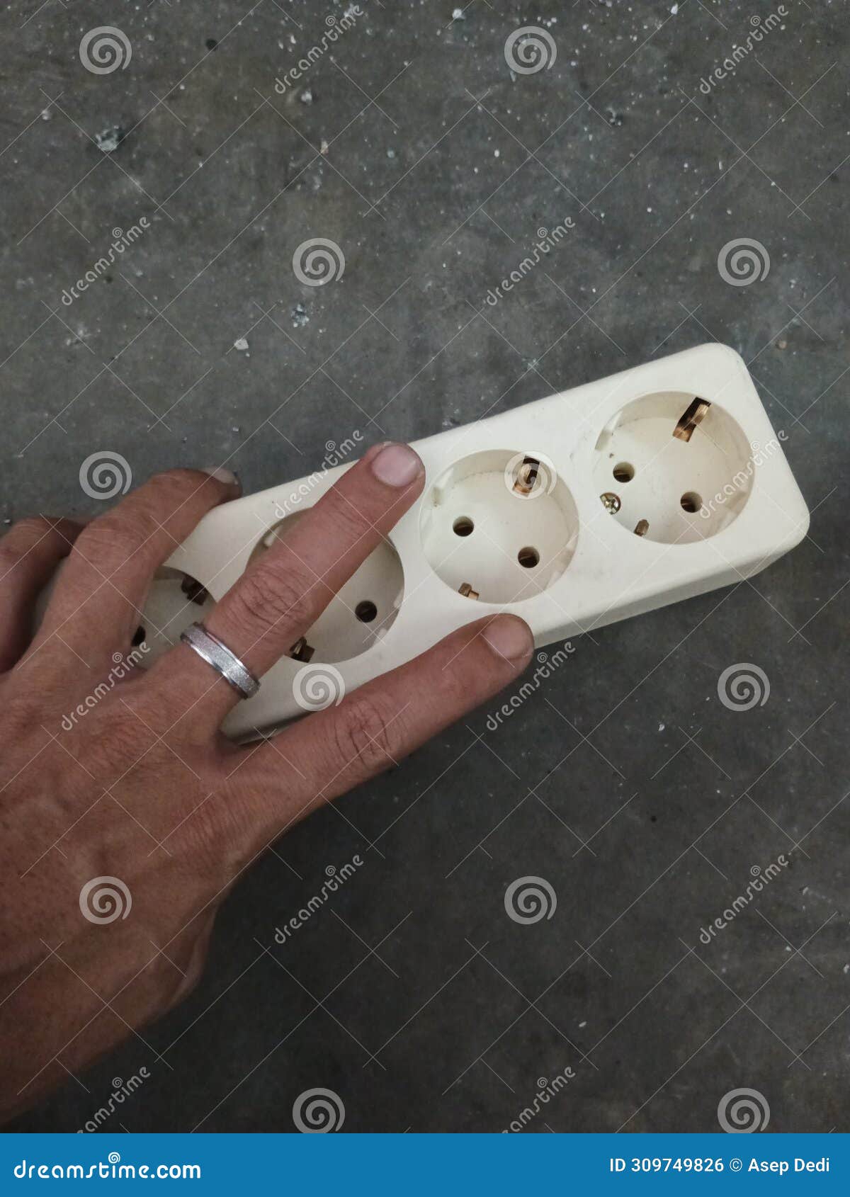 Electric socket stock photo. Image of socket, object - 309749826