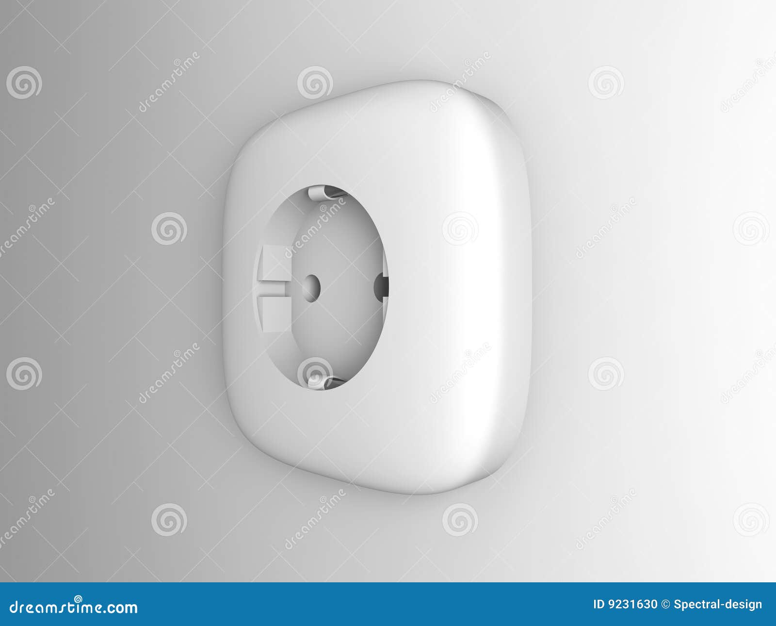 Electric Socket outlet stock illustration. Illustration of receptacle ...