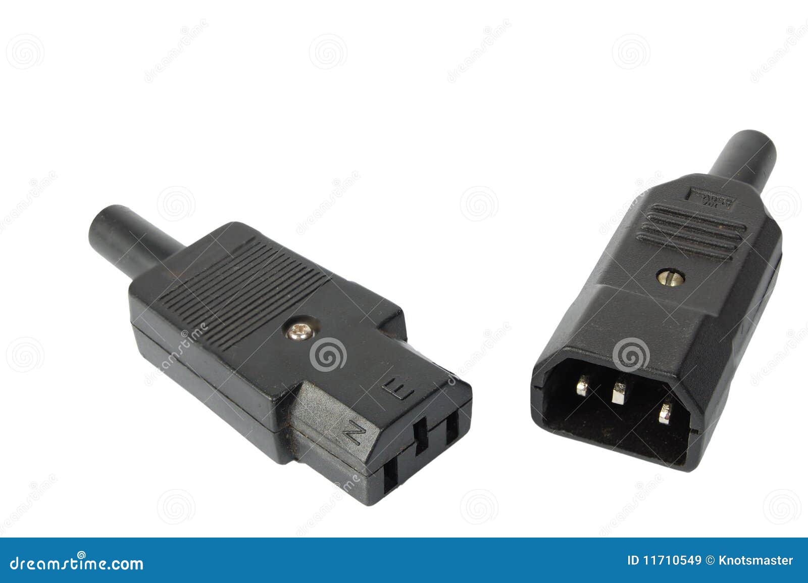 The Electric Socket and Plug Stock Image - Image of isolated ...