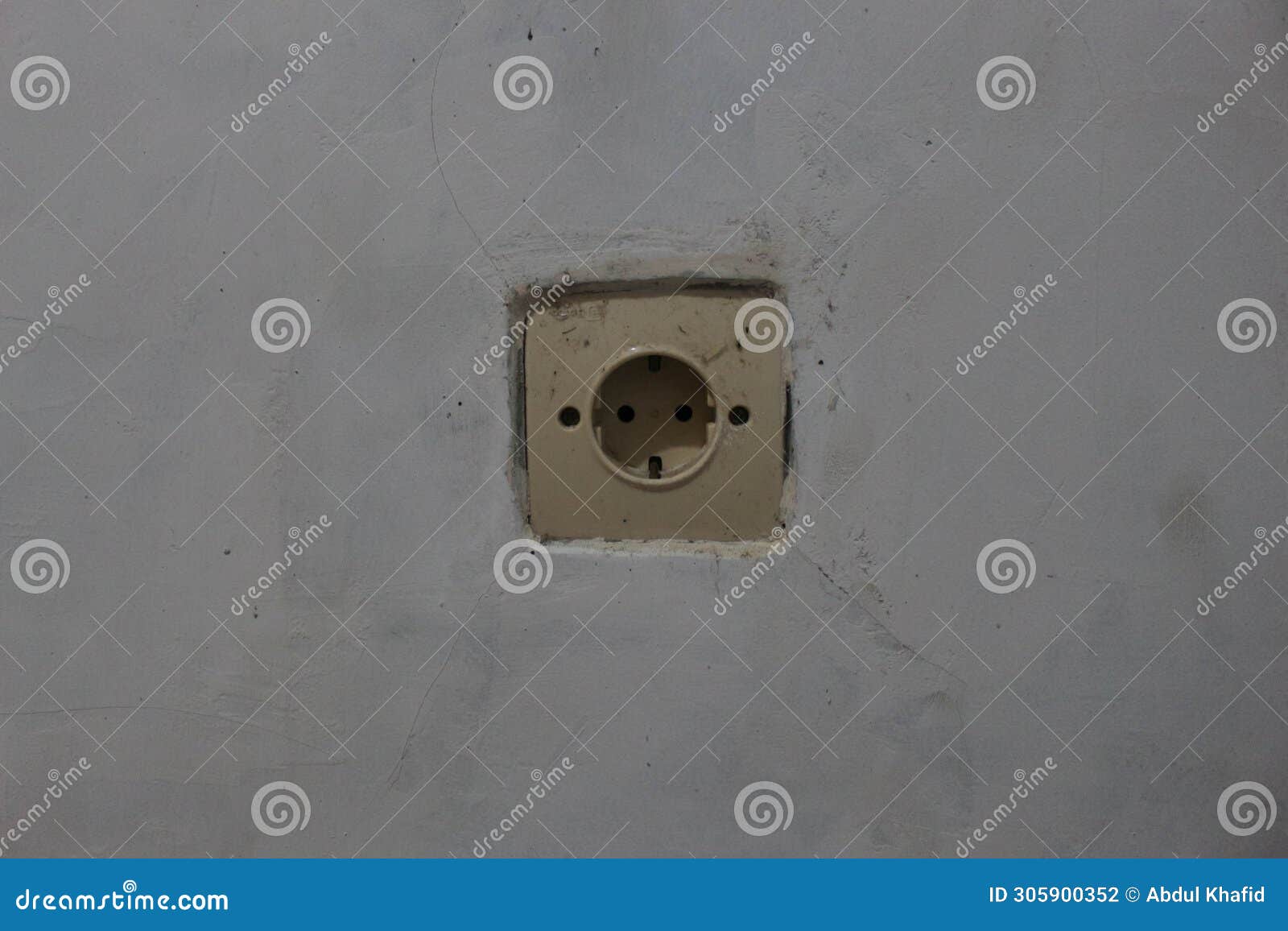 Electric socket 2 stock photo. Image of plastic, power - 305900352