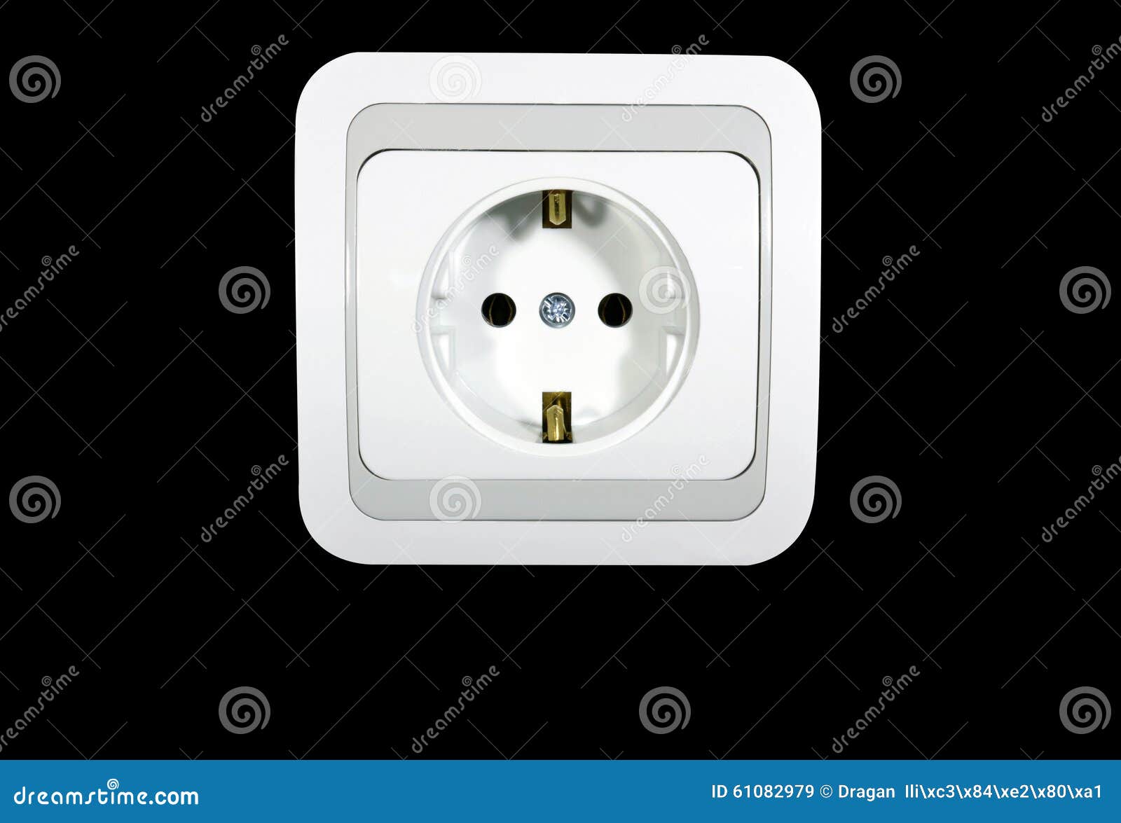 Electric socket stock image. Image of voltage, plug, electric - 61082979