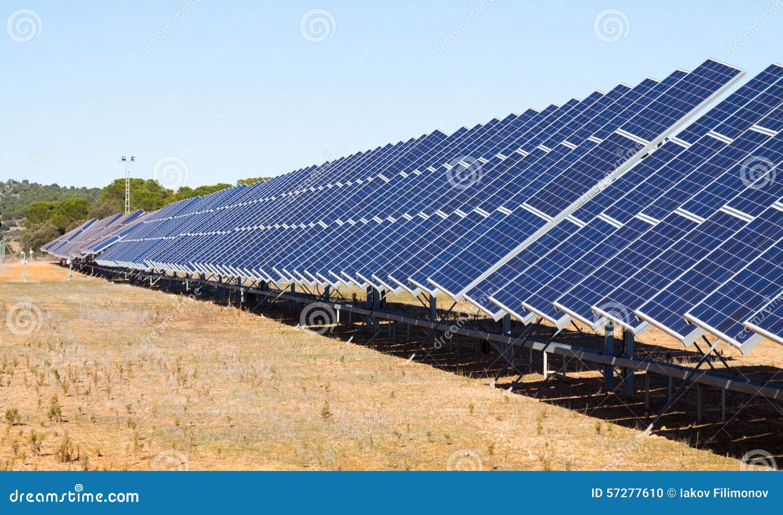 Electric Solar Panel System Stock Photo - Image of electricity ...