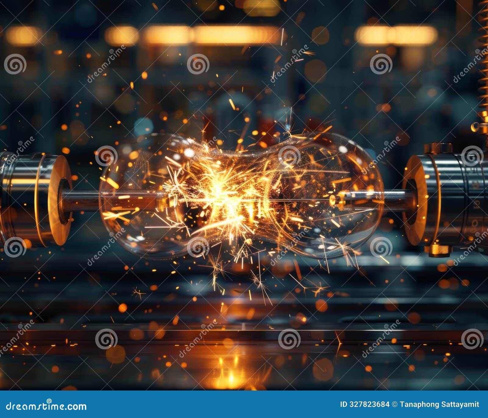 Electric Machinery Linear Icons Set. Battery, Windings, Generators ...
