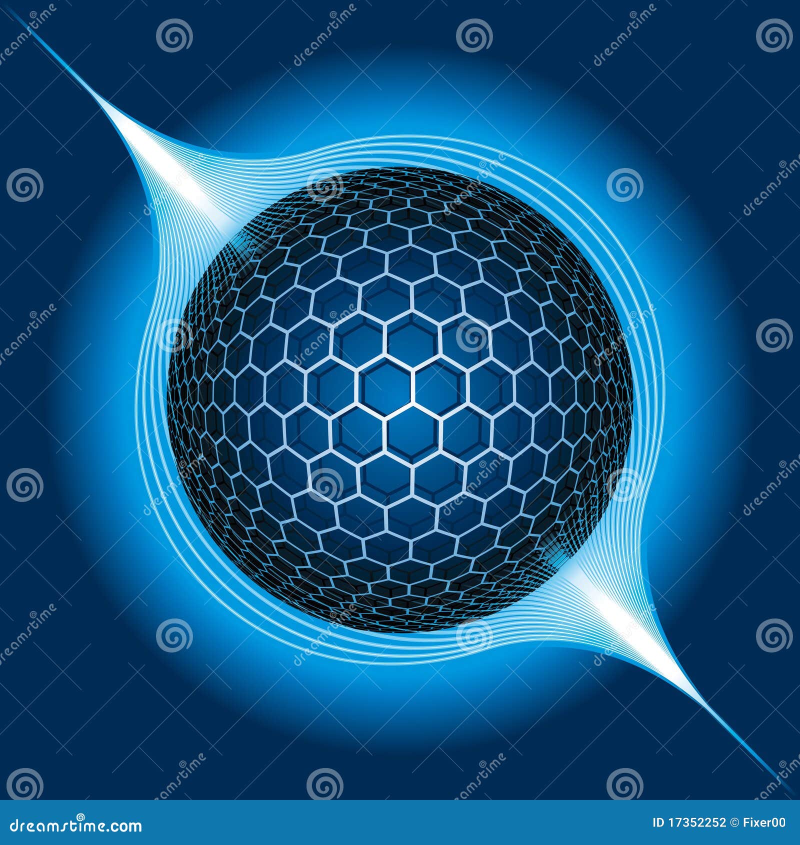 Electric Sphere stock vector. Illustration of globe, bubble - 17352252