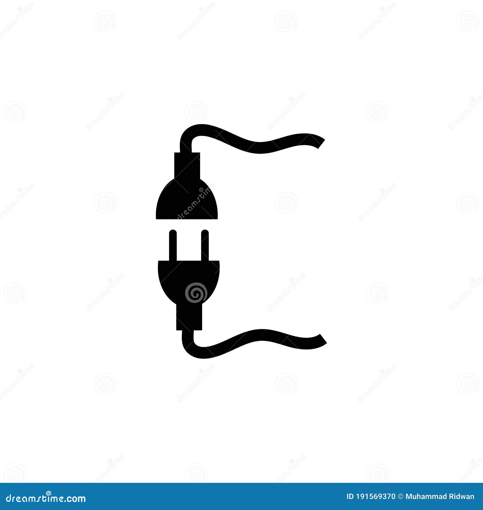 Electric steker icon stock vector. Illustration of home - 191569370