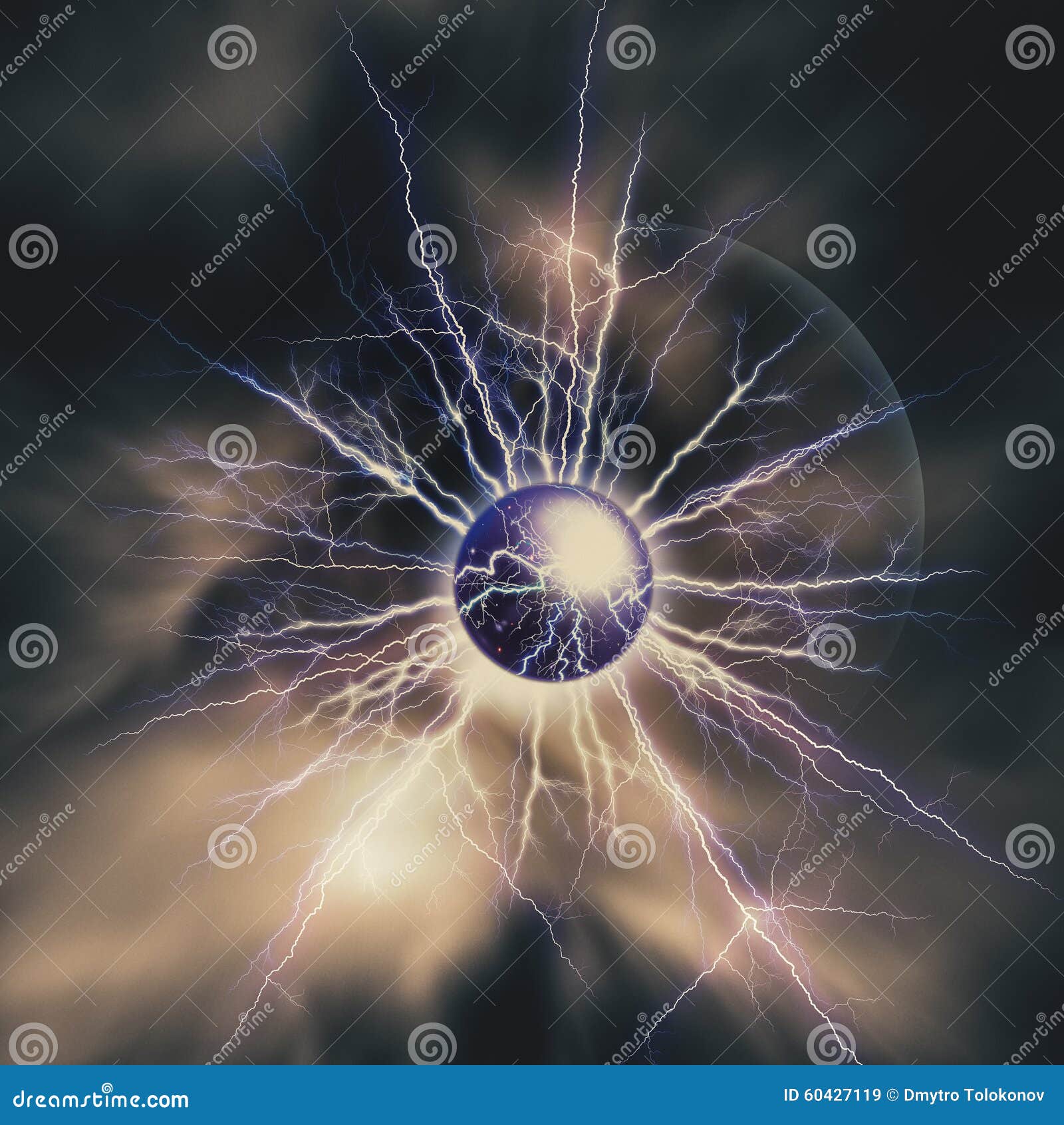 Electric Storm Mast Energie Image Royalty-Free Stock Photography ...