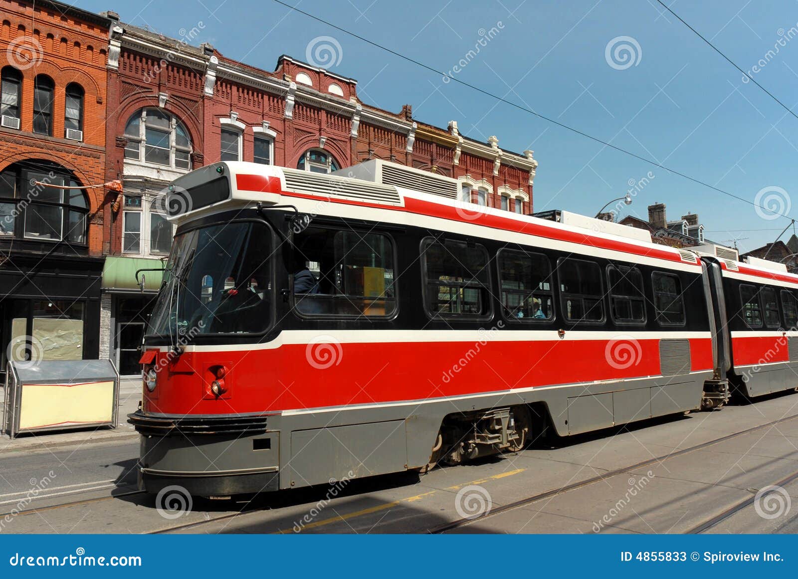 Electric Street Railway stock image. Image of victorian - 4855833