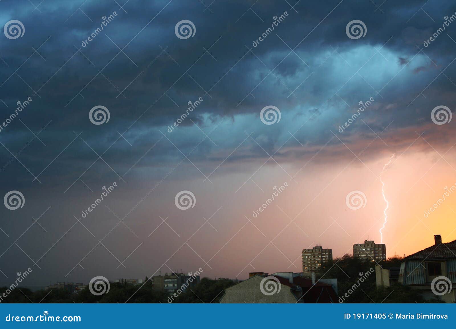 Electric strike stock image. Image of storm, thunderbolt - 19171405