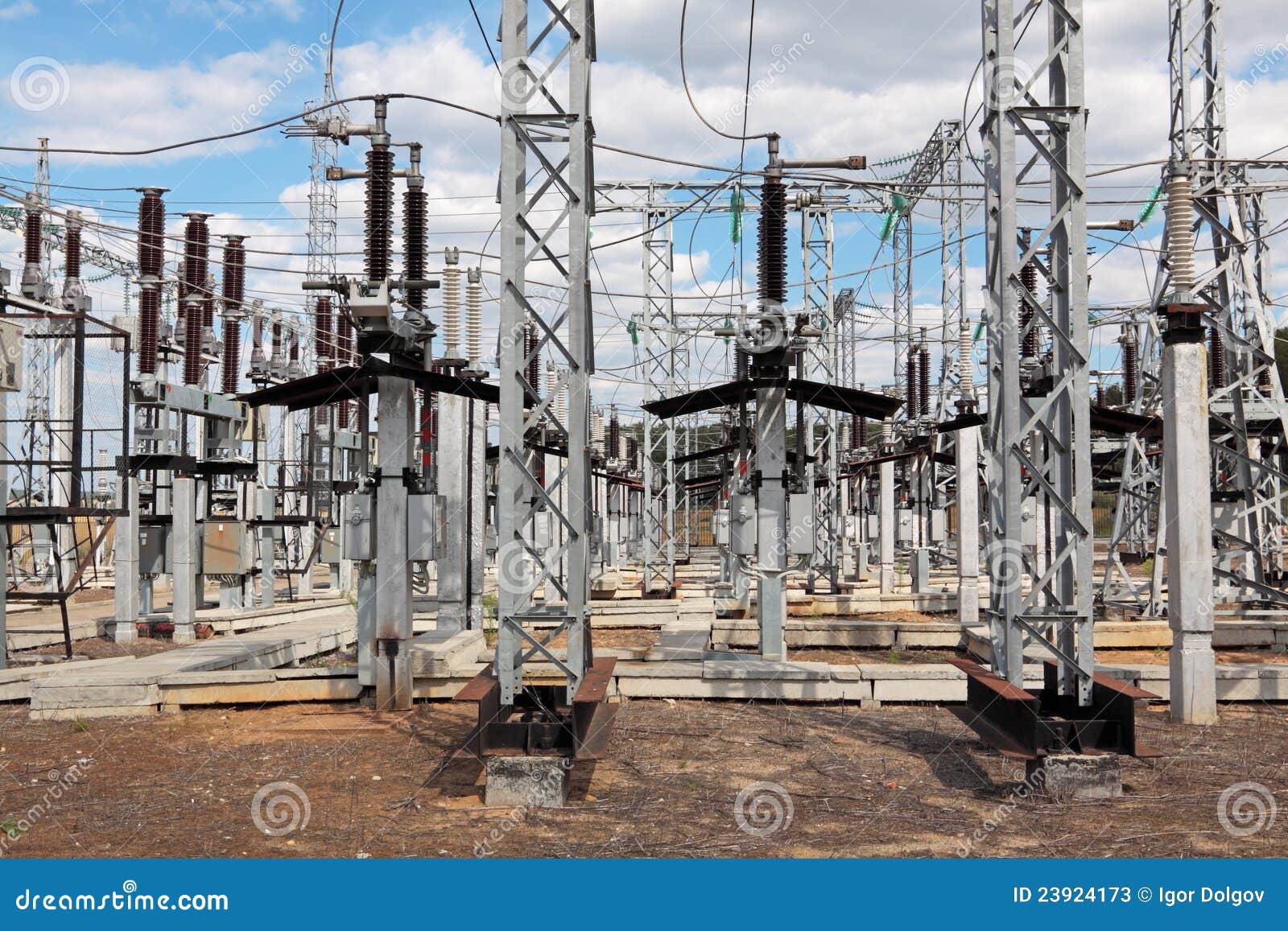 Electric Substation Stock Photos - Image: 23924173