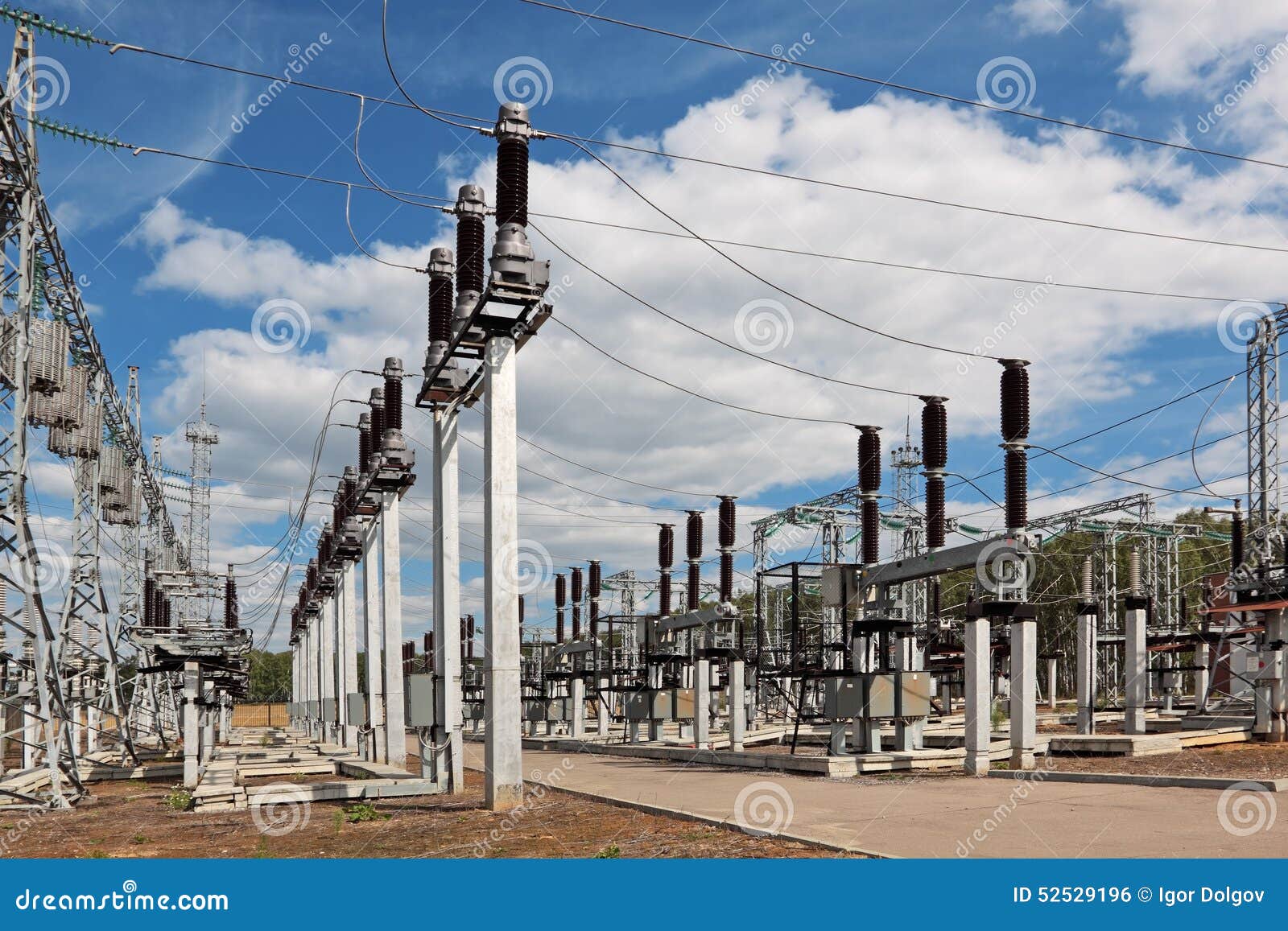Electric Substation Stock Photo | CartoonDealer.com #52529196