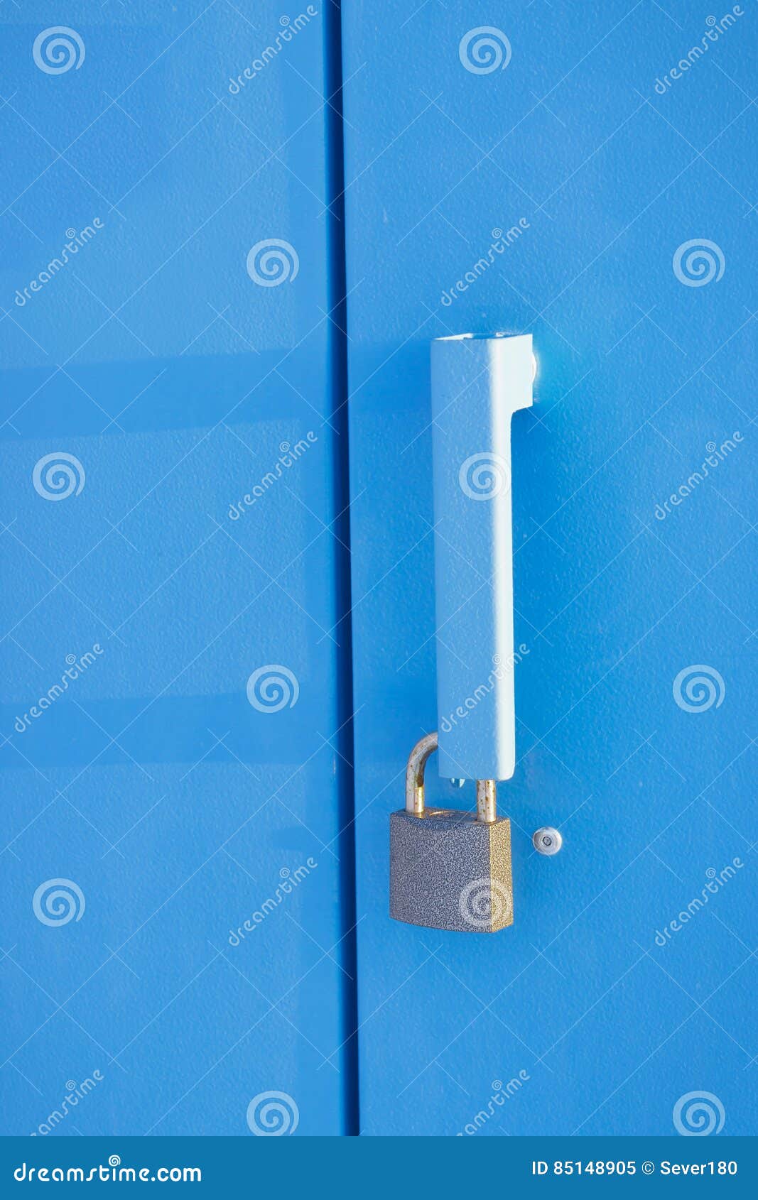 Electric Substation Shield is Locked Stock Image - Image of station ...