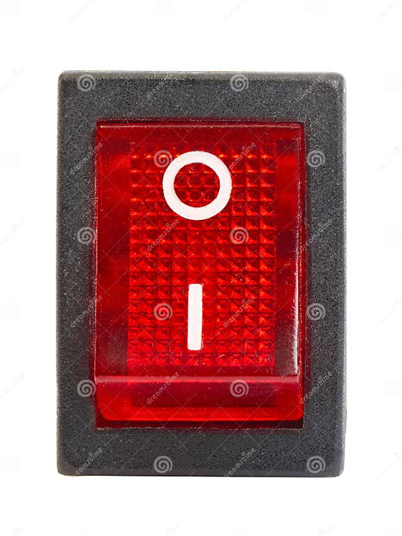 Electric swicth closeup stock image. Image of device - 92496057