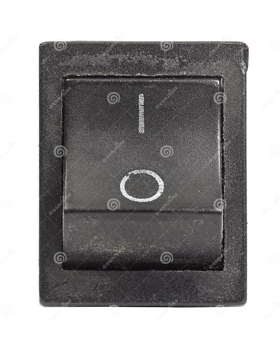 Electric swicth closeup stock image. Image of main, turn - 92824405