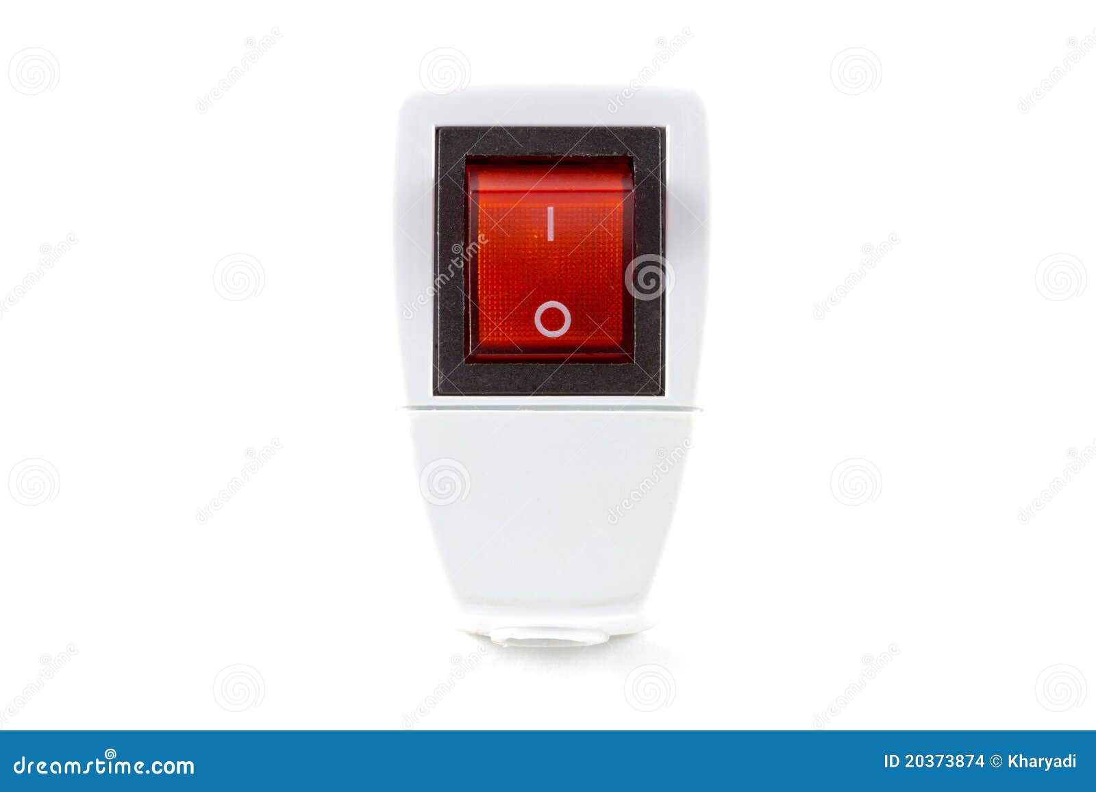 Electric switch. stock photo. Image of button, light - 20373874