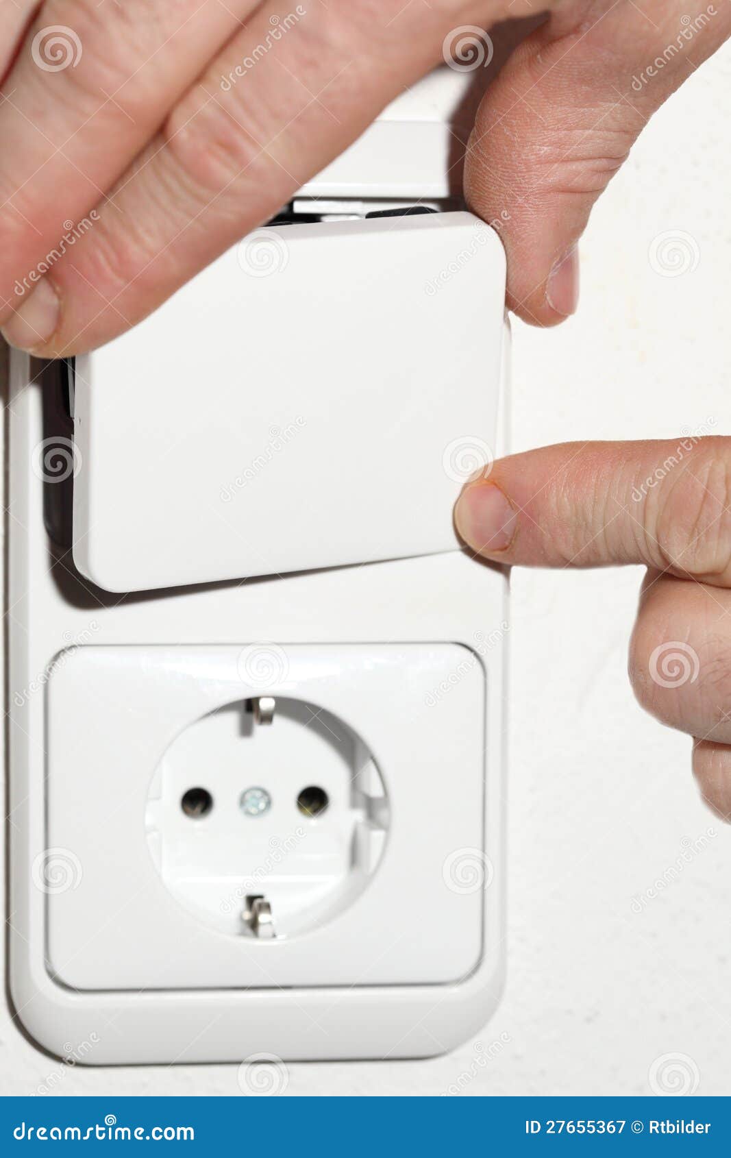 Electric switch stock image. Image of electrical, network - 27655367