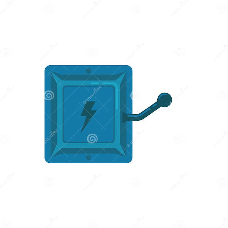 Electric Switch Cartoon Vector Icon Element Design Stock Vector ...