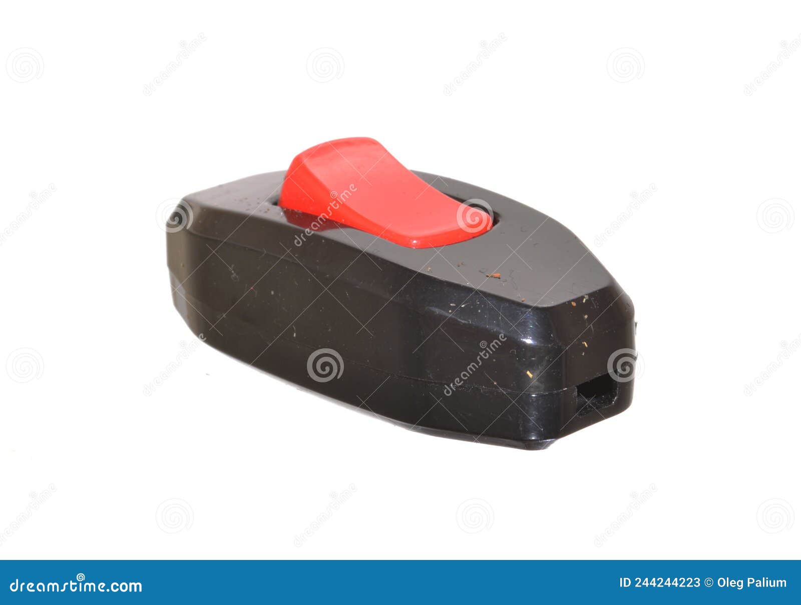 Electric Switch Isolated on White Background Stock Image - Image of ...