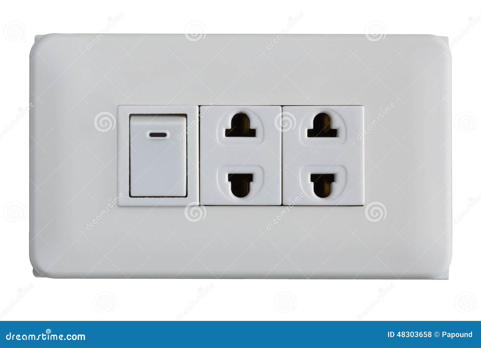 352 Electric Switch Sockets Isolated White Background Photos - Free ...