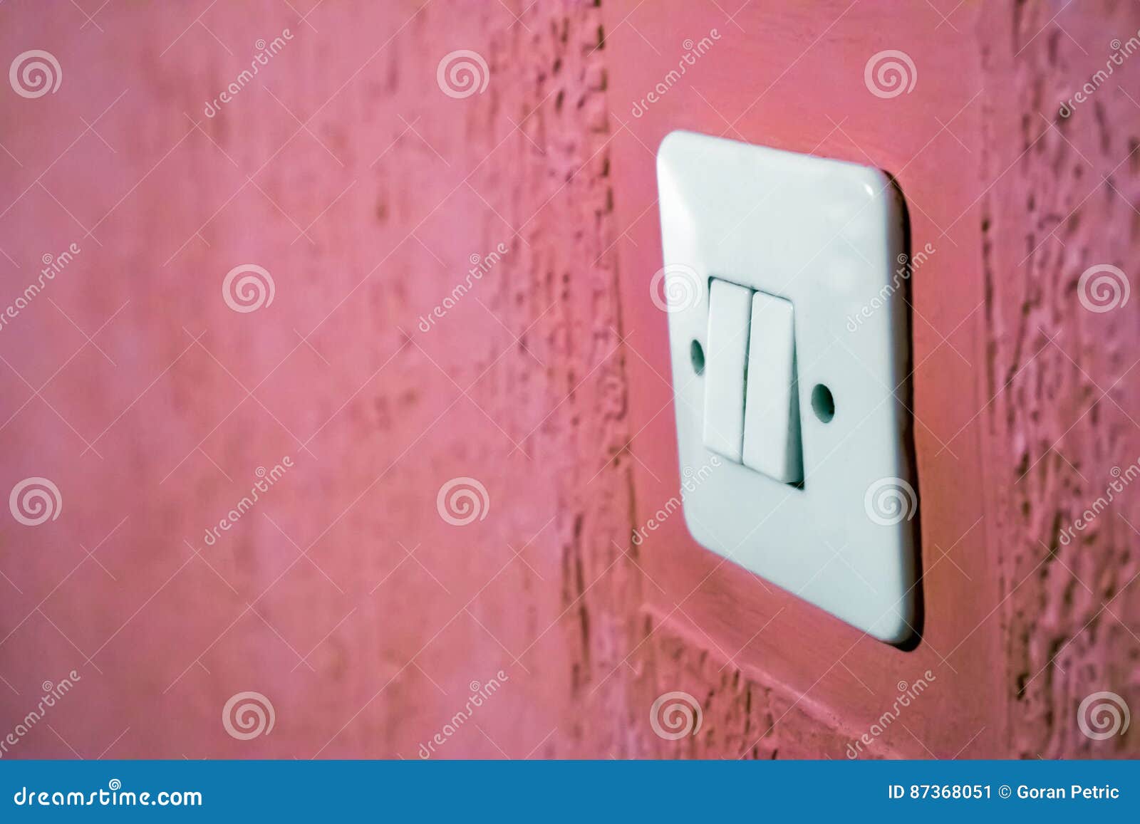 Electric Switch on the Wall Stock Image - Image of design, switch: 87368051