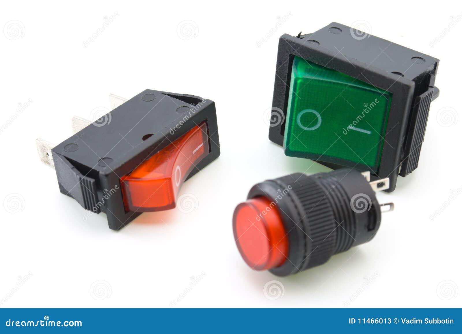 Electric switches stock image. Image of appliances, illuminated - 11466013