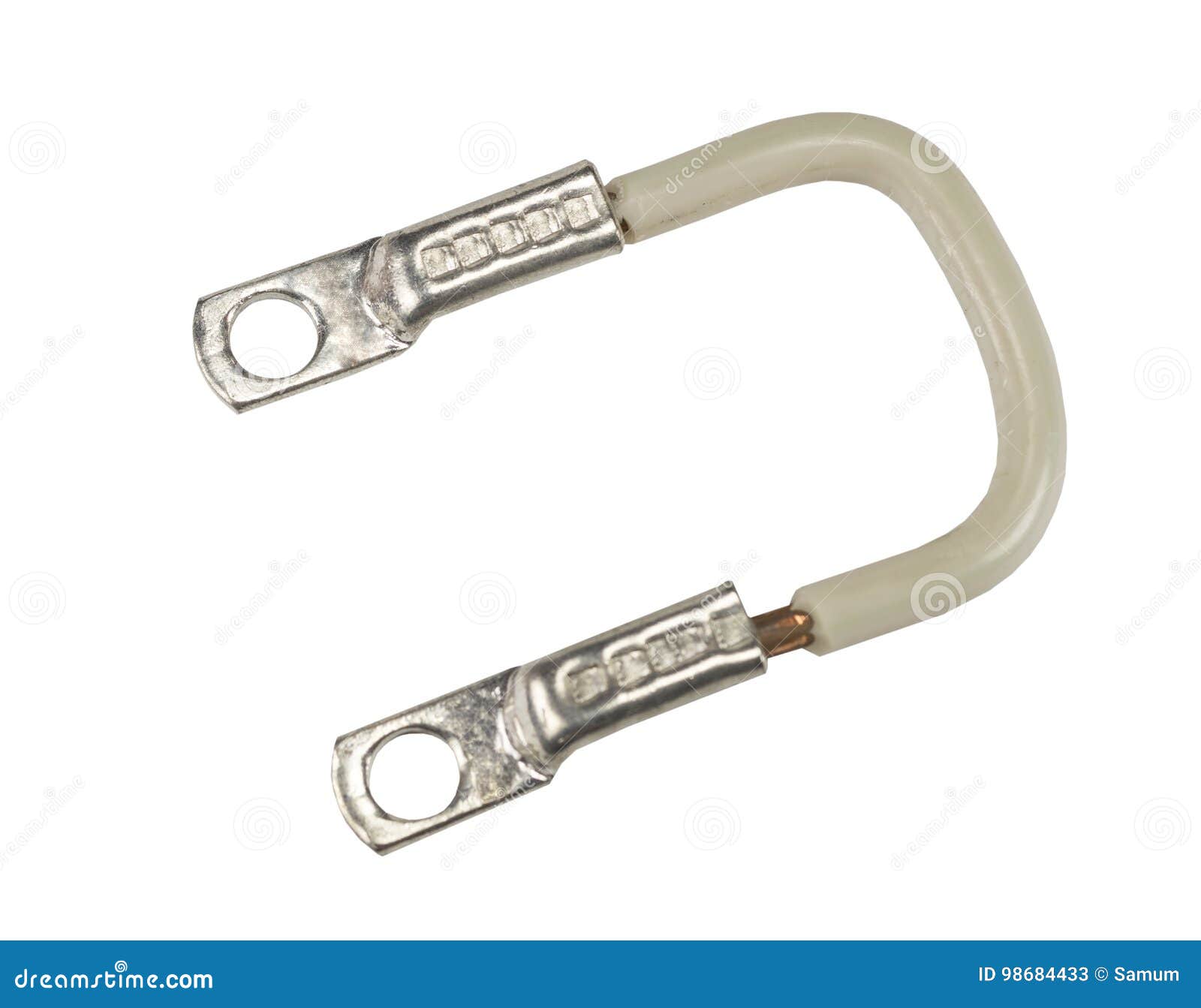 Electric Terminals United Wire Stock Image - Image of lines, light ...