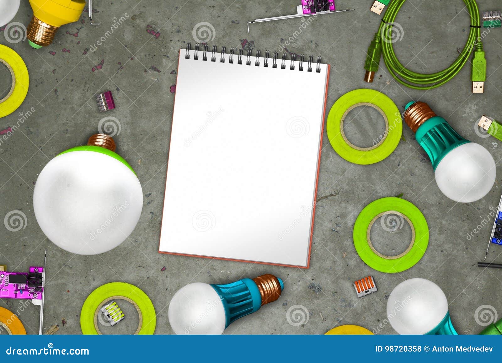 Cables With Terminals Used In Electrical Wiring System Stock Image ...