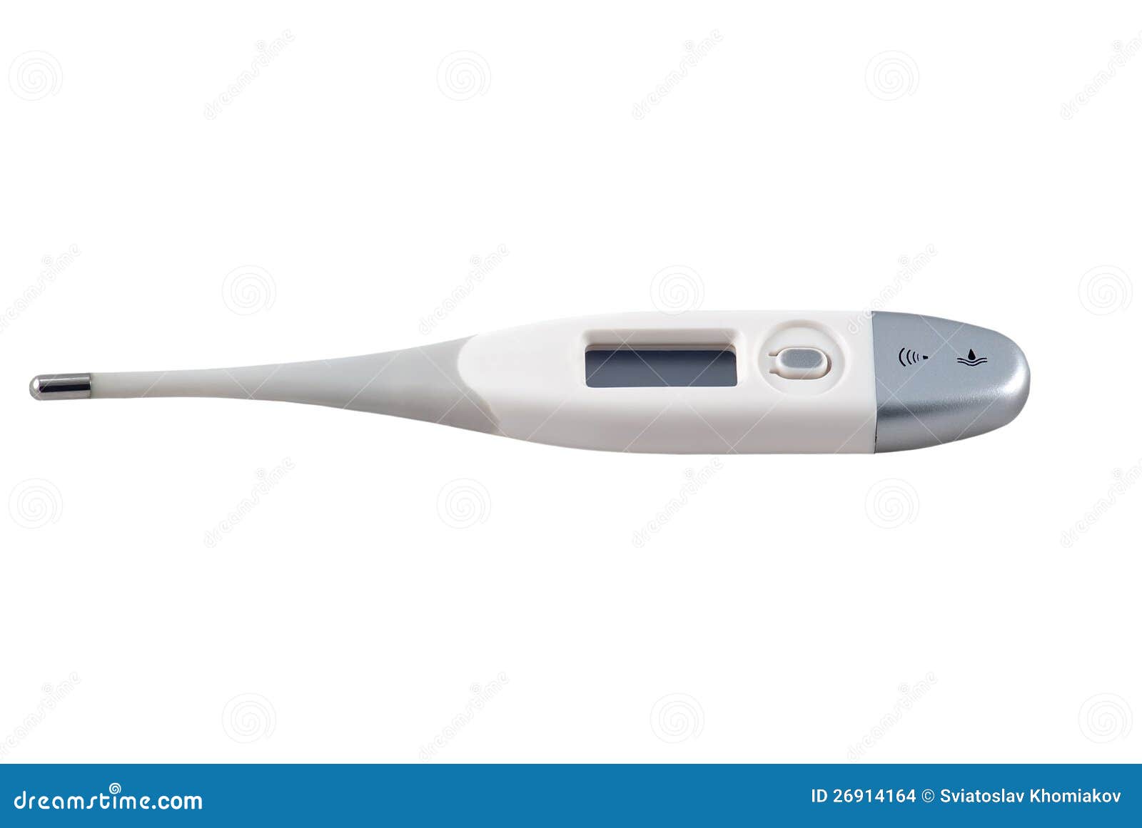 Electric thermometer stock photo. Image of heat, single - 26914164