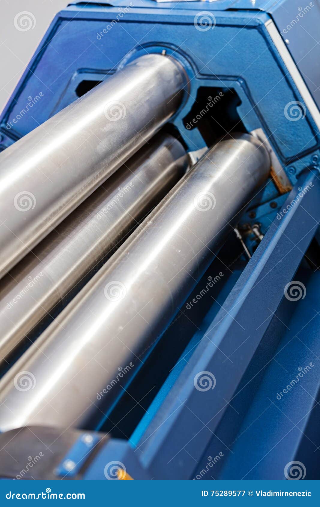 Electric Three Roller Machine Stock Image - Image of engine ...