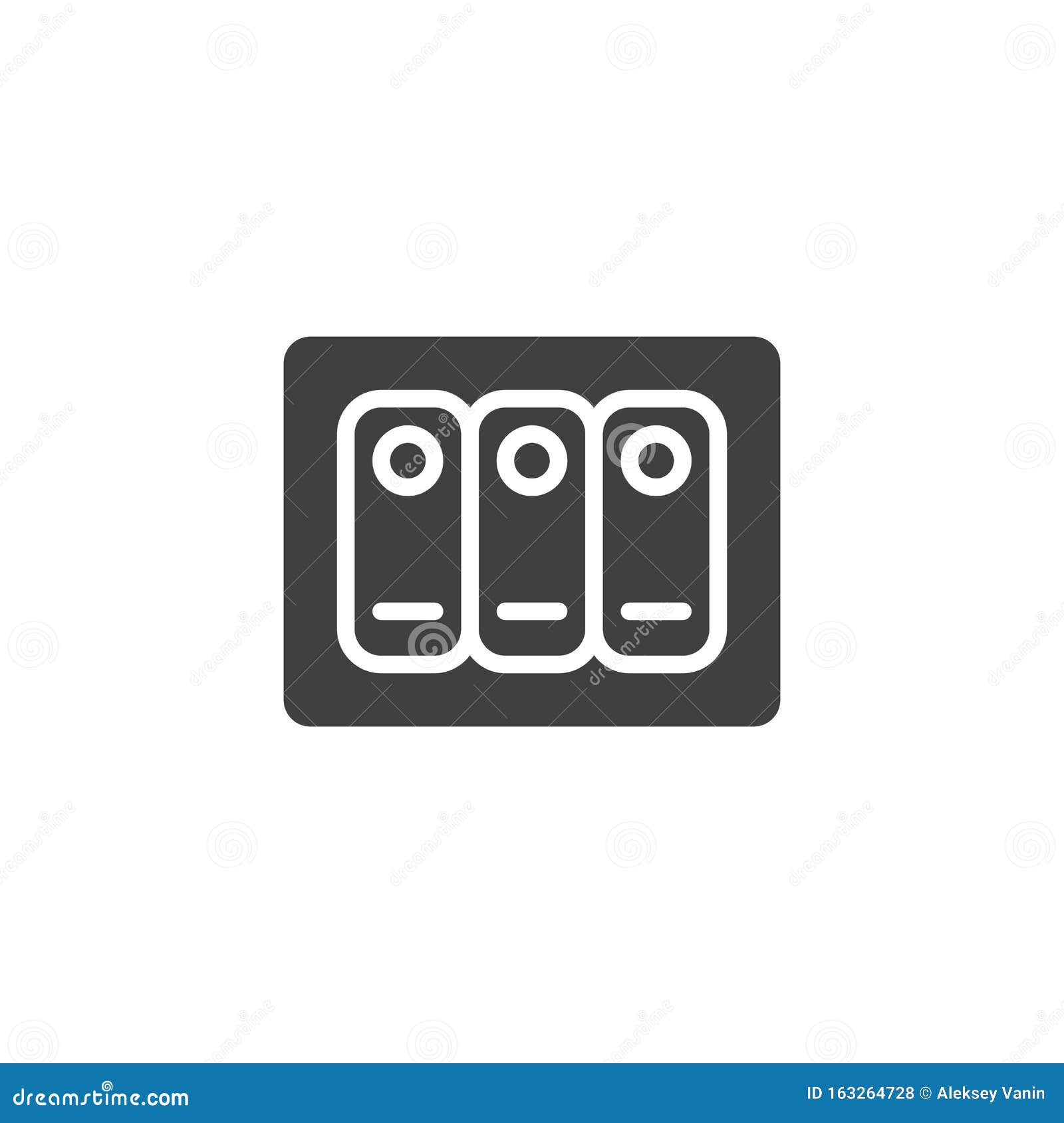 Electric Toggle Switch Vector Icon Stock Vector - Illustration of ...