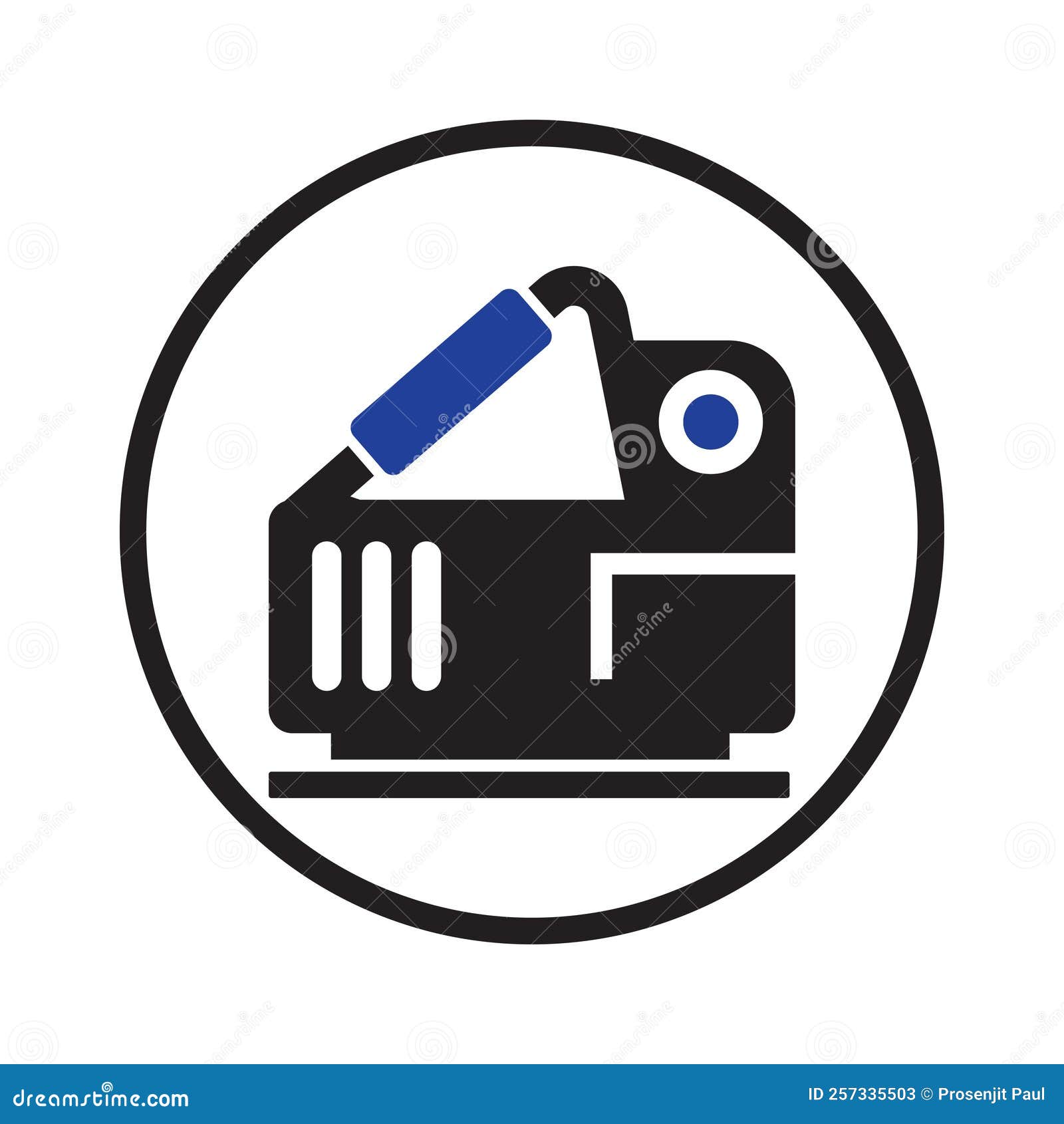 Electric Tool Wood Polish Saw Icon Stock Vector - Illustration of black ...