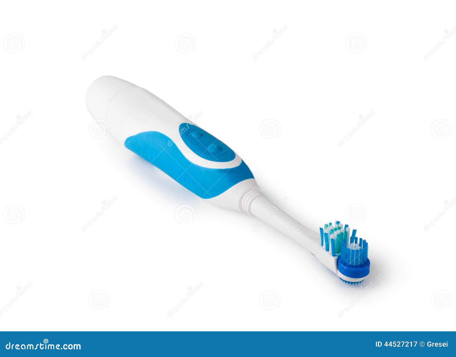 Electric toothbrush stock image. Image of battery, blue - 44527217