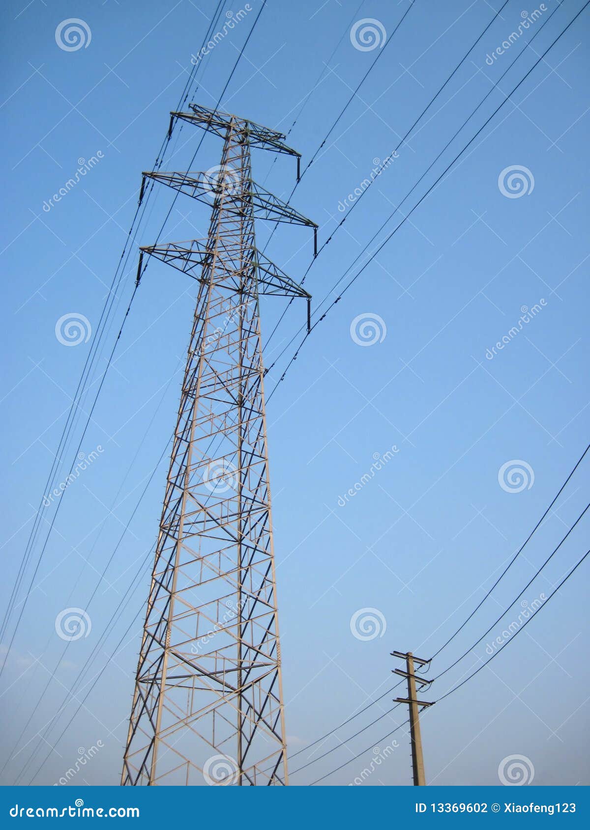 Electric tower stock photo. Image of network, resource - 13369602
