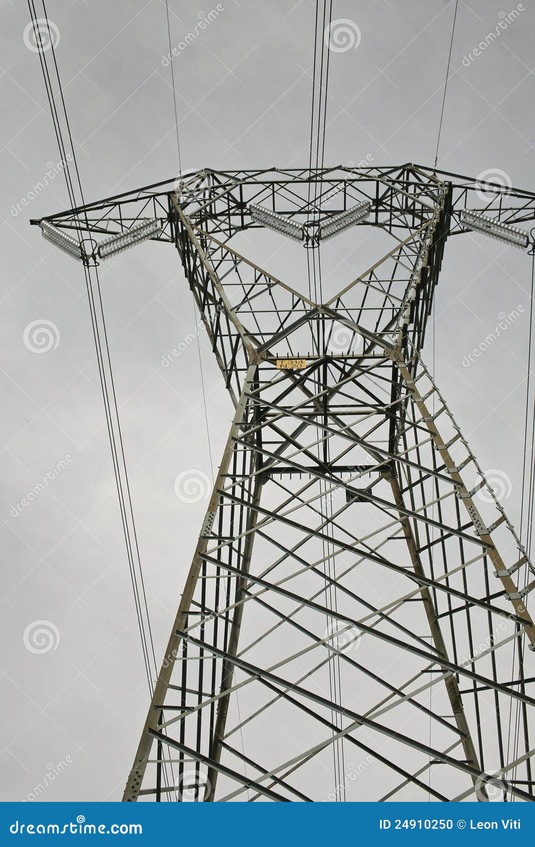 Electric tower stock photo. Image of blue, metal, electrical - 24910250