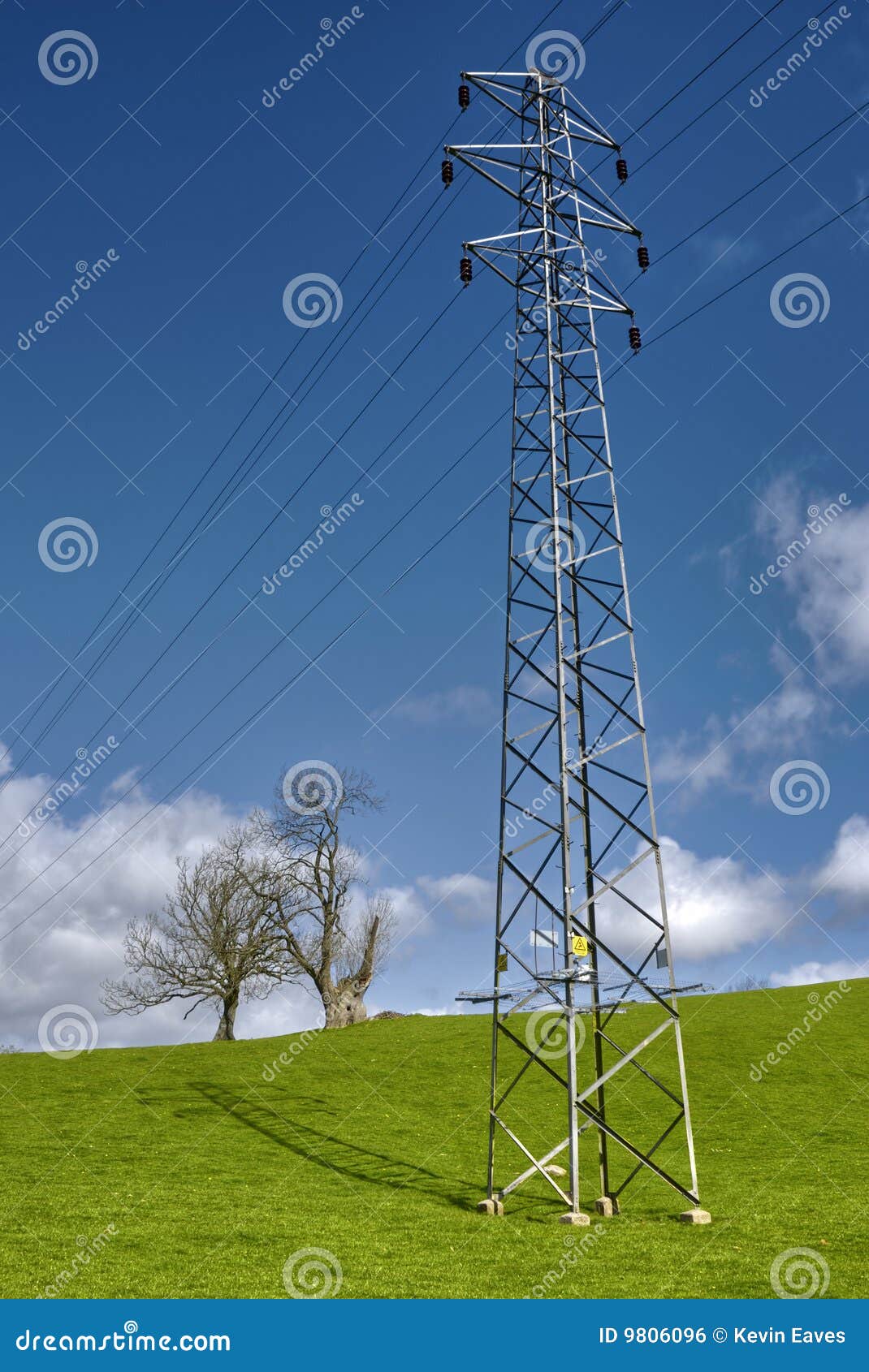 Electric Tower stock photo. Image of landscape, wire, power - 9806096