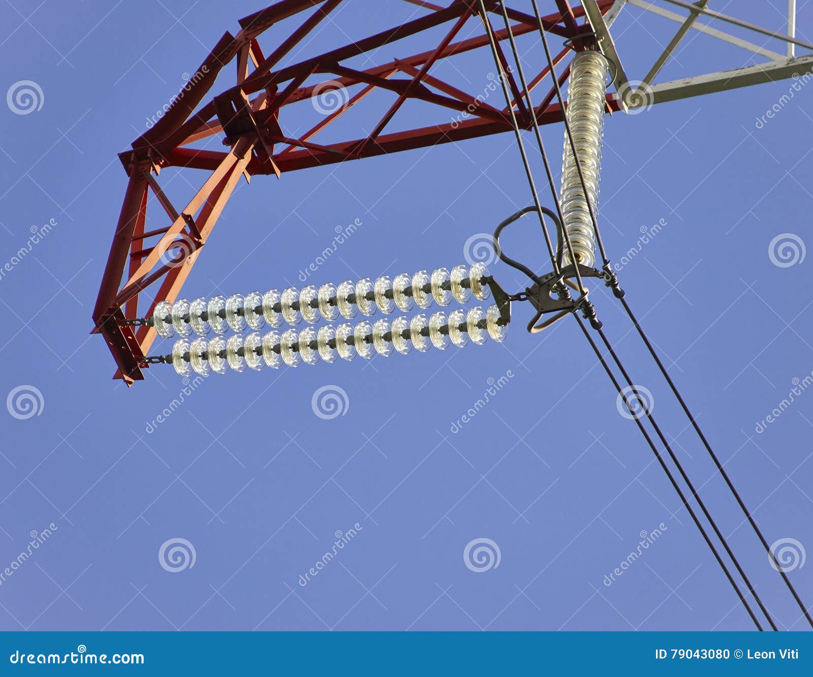 Electric tower stock photo. Image of electrical, line - 79043080