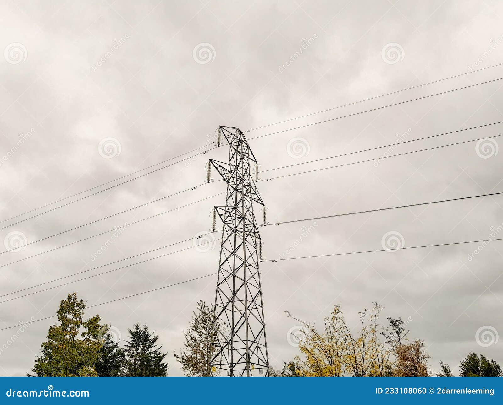 Electric Tower with Cables Isolated UK Stock Photo - Image of wires ...