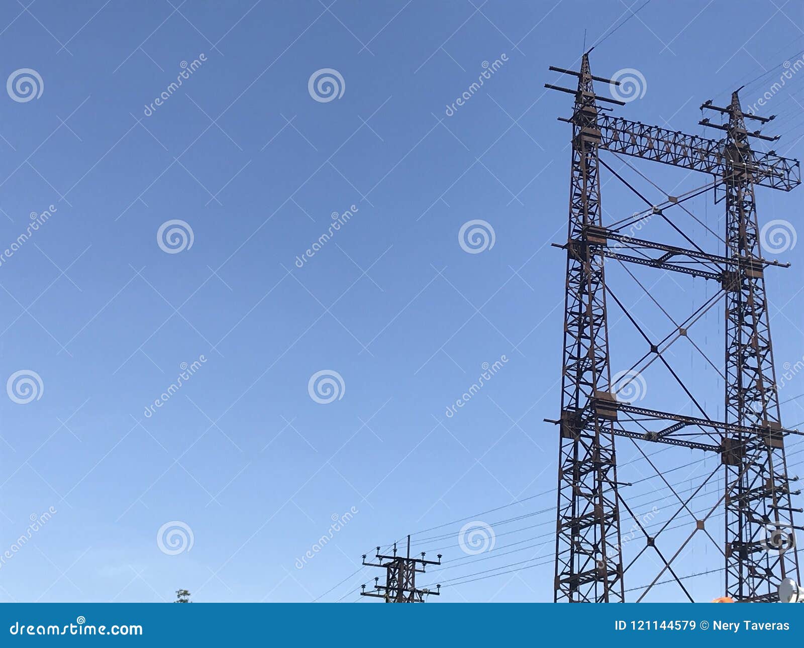Electric tower stock image. Image of electric, beautiful - 121144579