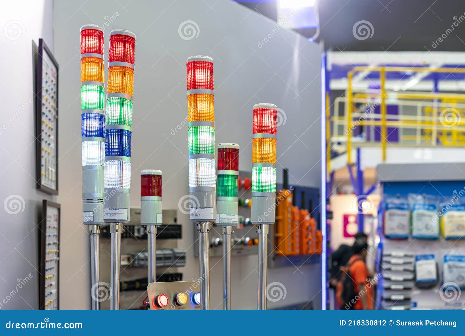 Electric Tower Lamp Signal Light for Indicate Status Operate Work or ...