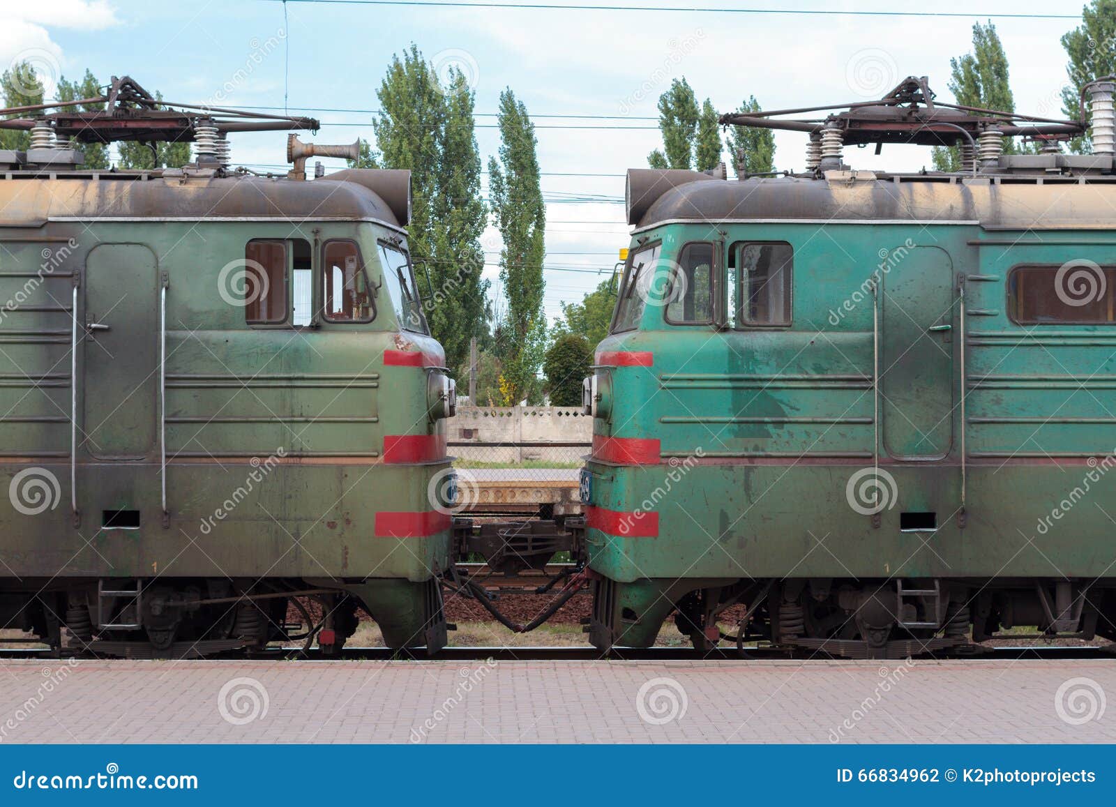 Electric train stock photo. Image of railway, electric - 66834962
