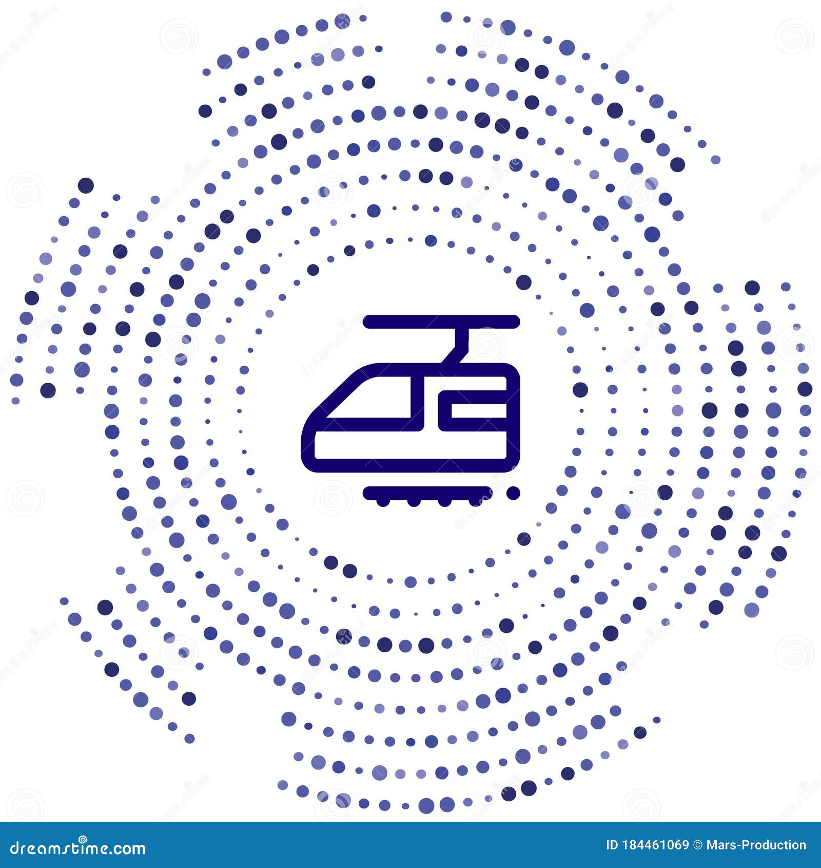 Electric Train Vector Icon. Electric Train Editable Stroke Stock Vector ...