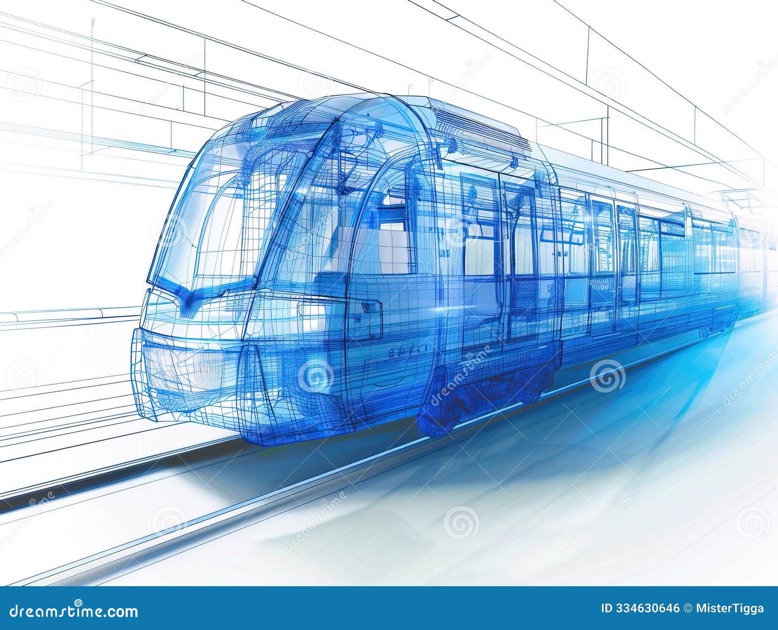 Electric Train Visualization with Augmented Reality Transparent ...