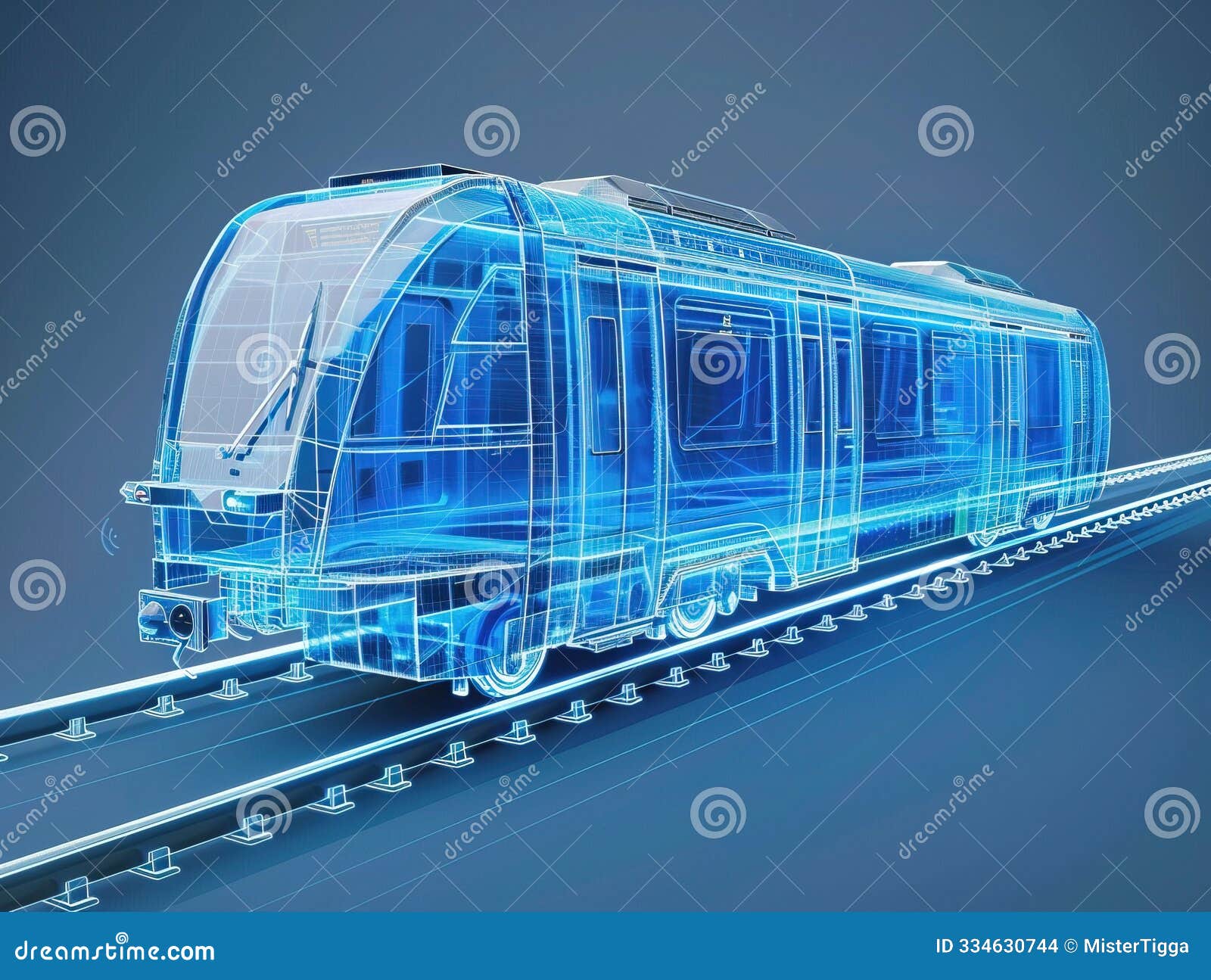 Electric Train Visualization with Augmented Reality Transparent ...