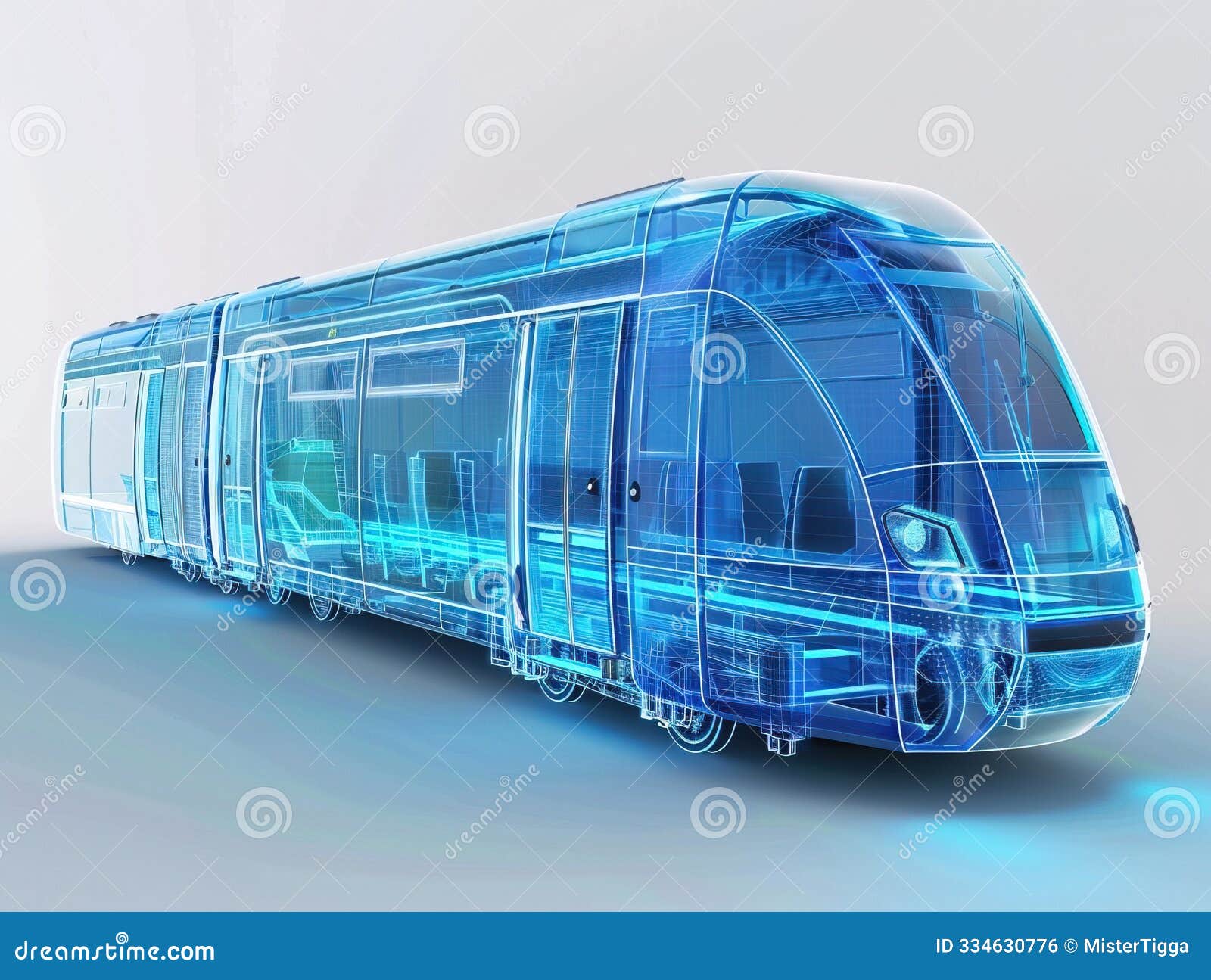 Electric Train Visualization with Augmented Reality Transparent ...